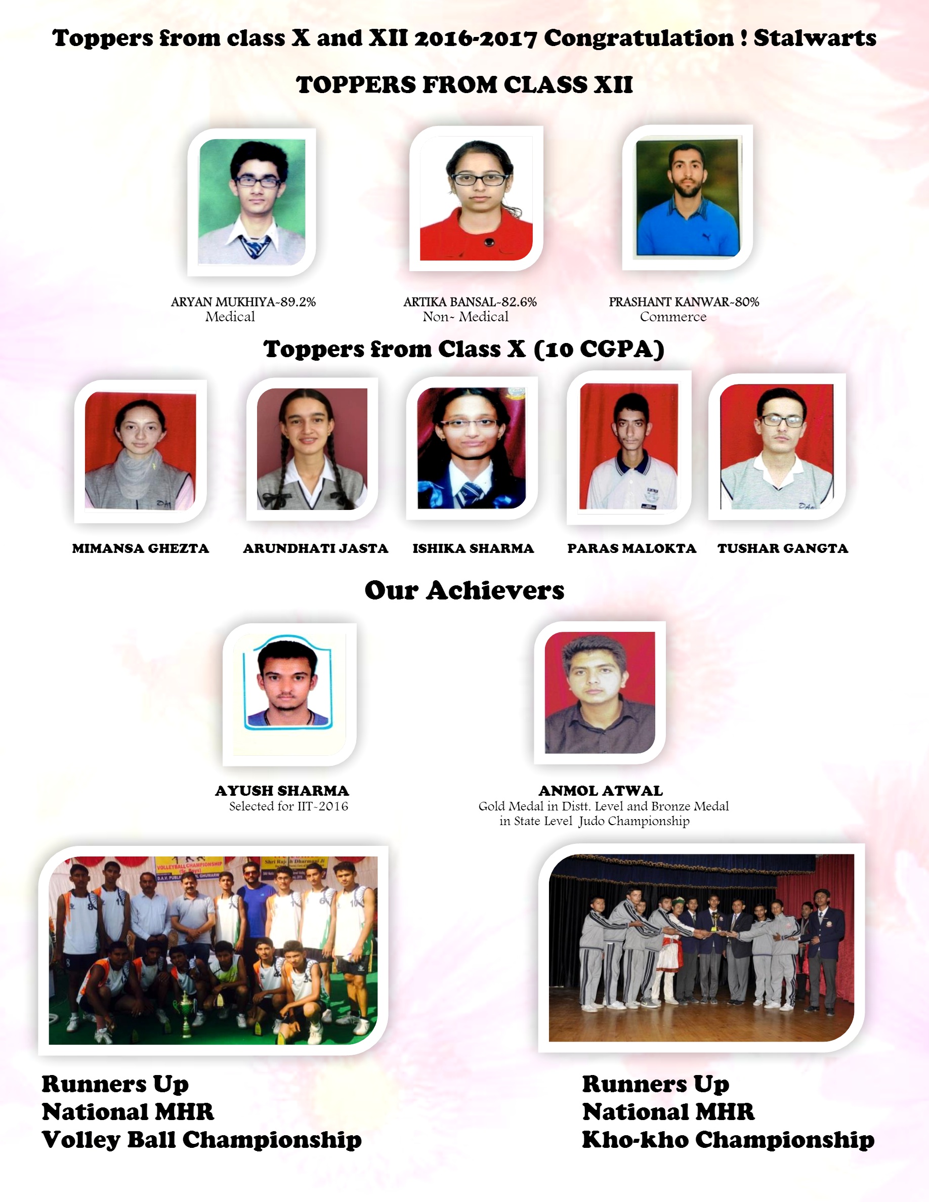 Welcome To DAV Senior Secondary School Saraswati-Nagar (Sawra)